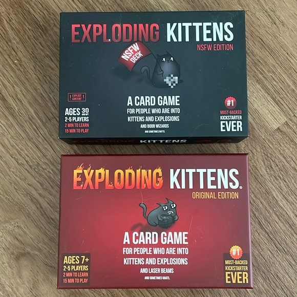 Exploding Kittens | Games | Bundle Exploding Kittens Original Nsfw | Poshmark